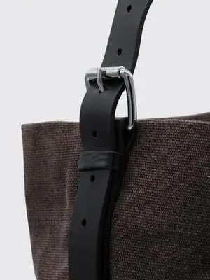 LEMAIRE Large Cotton Tote Bag With Magnetic Closure
