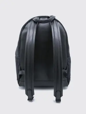 TOM FORD Suede Backpack With Front Pocket And Embossed Logo