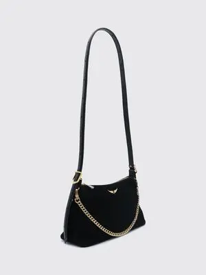 Zadig&Voltaire Jim Calfskin Leather Crossbody Bag With Metallic Handle