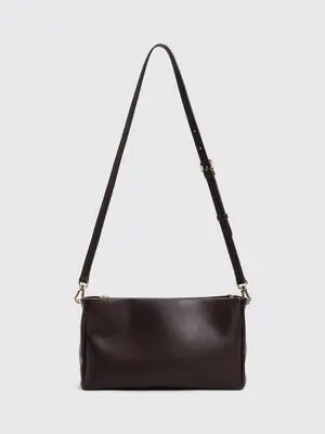 TWINSET Faux Leather Crossbody Bag With Removable And Adjustable Strap