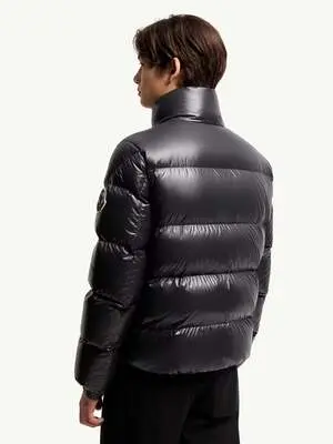 Moncler Piumino Corto Bendola In Laqu - Black