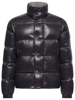 Moncler Piumino Corto Bendola In Laqu - Black