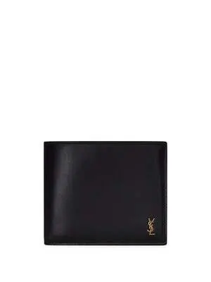 Saint Laurent Portafoglio Tiny Cassandre East/west Piccolo In Pelle Lucida