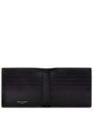 Saint Laurent Portafoglio Tiny Cassandre East/west Piccolo In Pelle Lucida