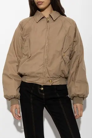 Versace Medusa Embroidered Padded Bomber Jacket