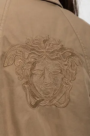 Versace Medusa Embroidered Padded Bomber Jacket