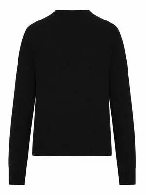 Max Mara Crewneck Cashmere Sweater - Black