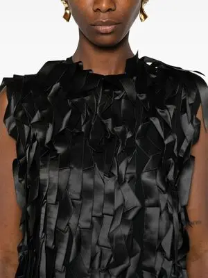 Prada Abito Midi Con Fiocchi