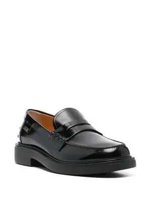 TOD'S Shaded Finishing Leather Penny Loafers