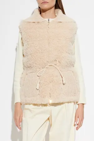 Moncler Wool Hooded Vest