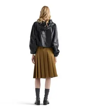 Prada Hooded Nappa Leather Jacket
