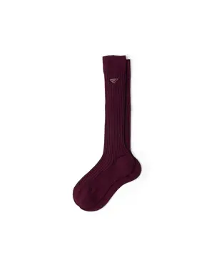 Prada Cotton Socks - Red