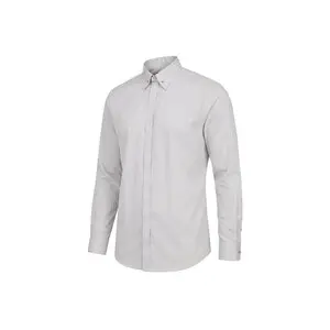 RON TOMSON Collar Pin Hidden Placket Dress Shirt - Grey