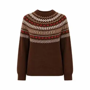 YUMI Relaxed Fairisle Jumper