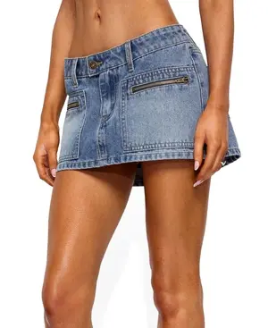 EDIKTED Verena Zip Pocket Micro Skort