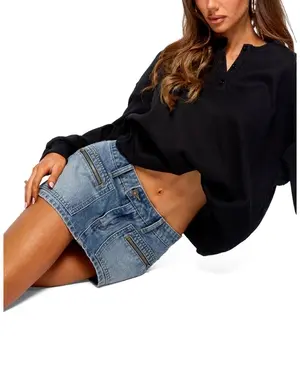 EDIKTED Verena Zip Pocket Micro Skort