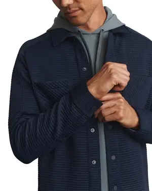 RHONE Landmark Snap Waffle Pocket Shacket