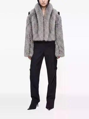 SRVC STUDIO Lyra Faux-fur Jacket - Grey