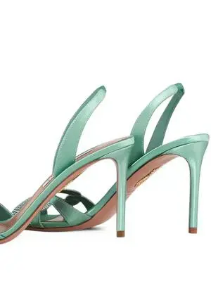AQUAZZURA Ribbon Kiss Sandals 85