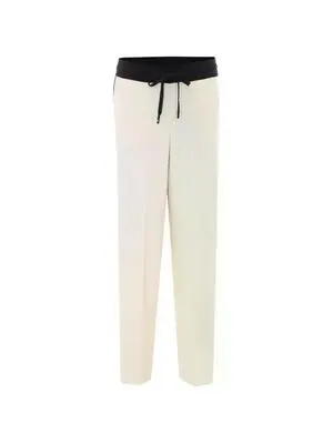 Elisabetta Franchi Logo-patch Side-stripe Trousers