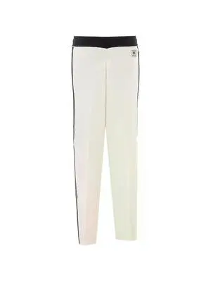 Elisabetta Franchi Logo-patch Side-stripe Trousers