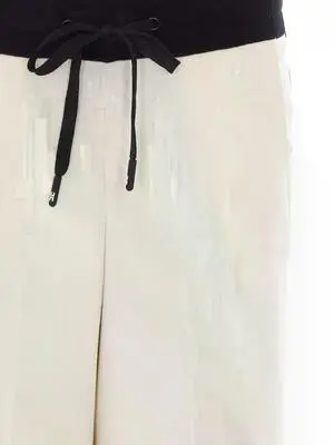 Elisabetta Franchi Logo-patch Side-stripe Trousers