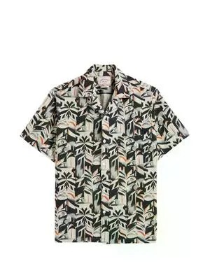 Portuguese Flannel Abstract-print Short-sleeve Shirt