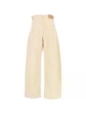 Max Mara Ordine Wide-leg Cotton-drill Trousers