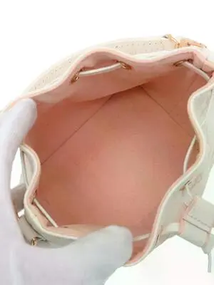 LOUIS VUITTON 2021-2026 Bicolor Monogram Empreinte Nano Noe Bucket Bag