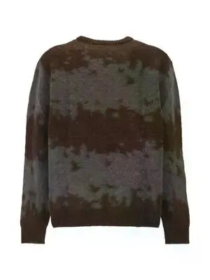 Gramicci Mohair Splatter-pattern Mohair-blend Sweater