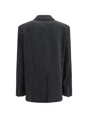 GANNI Pinstriped Blazer