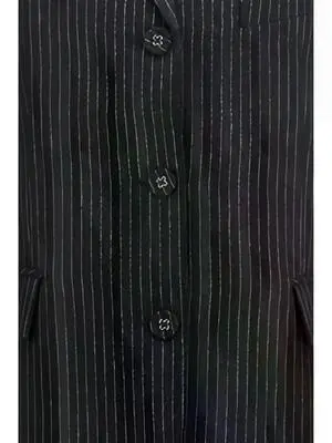 GANNI Pinstriped Blazer