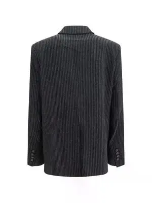 GANNI Pinstriped Blazer