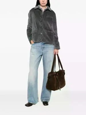 19.61 MILANO Corduroy Button-down Jacket - Grey