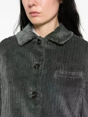 19.61 MILANO Corduroy Button-down Jacket - Grey