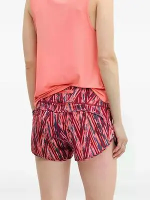 Smartwool Abstract-print Curved-hem Shorts