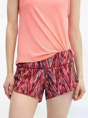 Smartwool Abstract-print Curved-hem Shorts