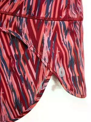 Smartwool Abstract-print Curved-hem Shorts