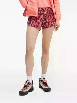 Smartwool Abstract-print Curved-hem Shorts