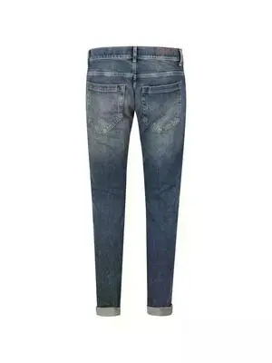 DONDUP George Faded Slim-fit Jeans - Blue
