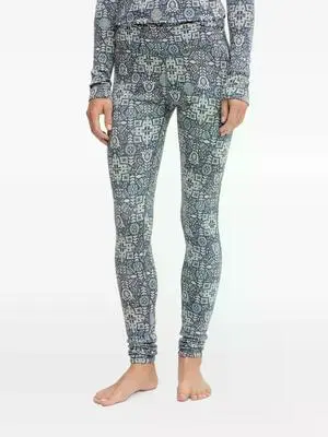 Smartwool Geometric-pattern Base Layer Leggings