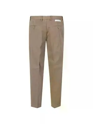 BRIGLIA 1949 Pleat-detail Tapered Trousers - Neutrals