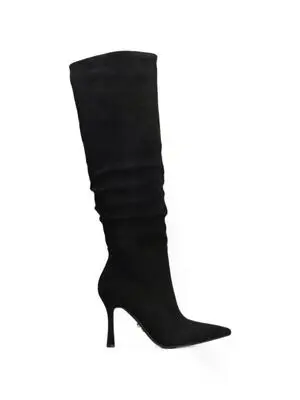 TWENTY FOURHAITCH Miya Pointed-toe Knee-high Boots