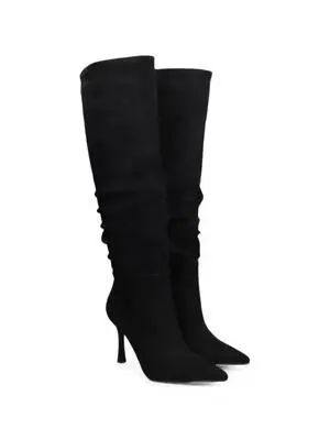 TWENTY FOURHAITCH Miya Pointed-toe Knee-high Boots