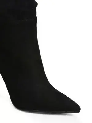 TWENTY FOURHAITCH Miya Pointed-toe Knee-high Boots