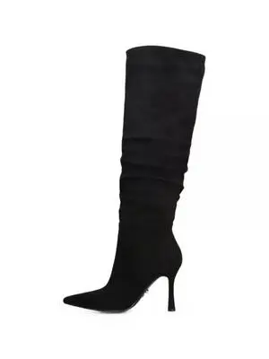 TWENTY FOURHAITCH Miya Pointed-toe Knee-high Boots