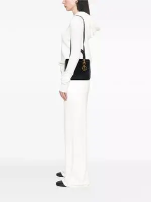Dior 2007 Medium Perforated Calfskin Flower Lady Satchel