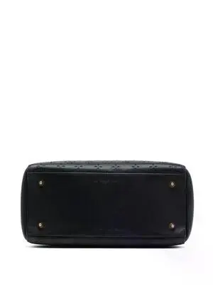 Dior 2007 Medium Perforated Calfskin Flower Lady Satchel