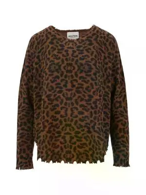 KUJTEN Melah Leopard-print Sweater