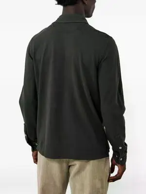 Hartford Chest-pocket Long-sleeve Polo Shirt
